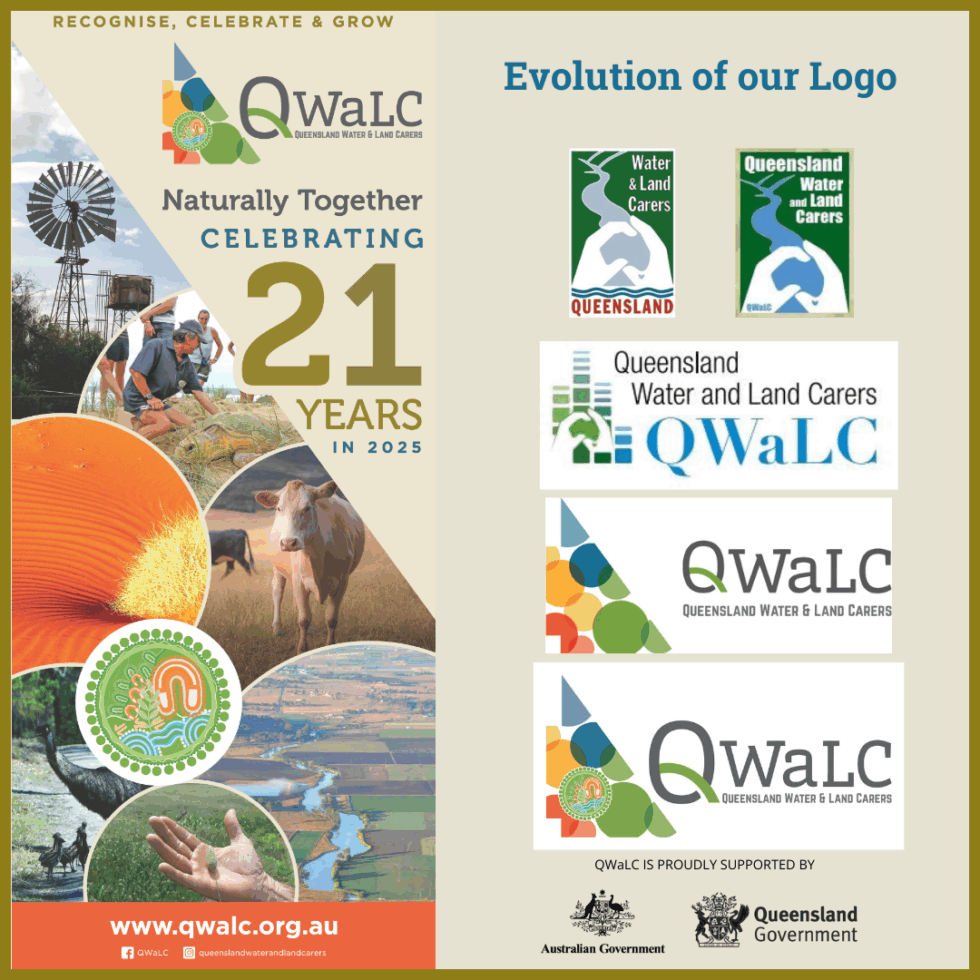 Evolution of our Logo | Queensland Water & Land Carers